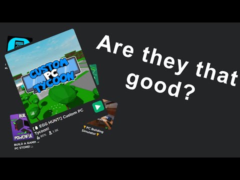 Are Pc Building Games On Roblox Good?