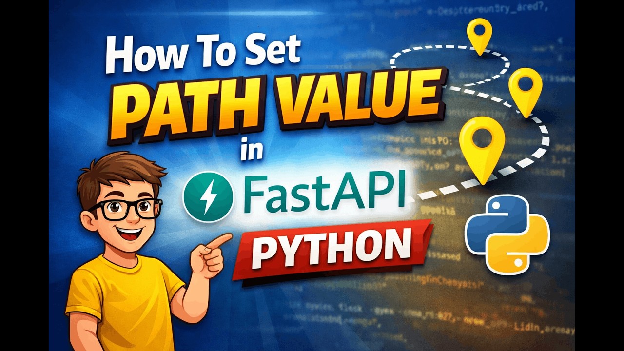 How To Set Path Parameters in FastAPI | FastAPI Tutorial for Beginners (Python)