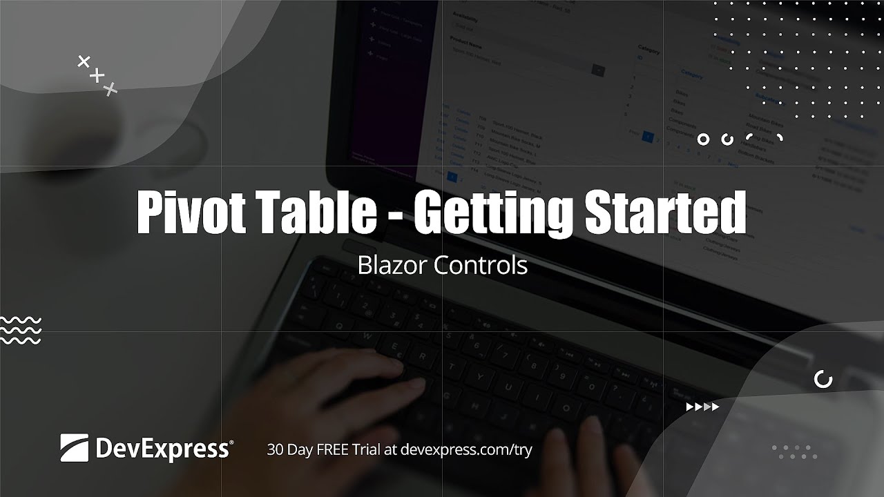 Blazor Pivot Table -  Getting Started