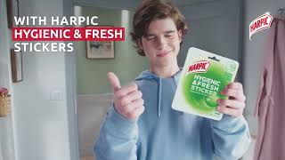 Harpic NEW Harpic Hygienic & Fresh Stickers | Reduced Plastic ...