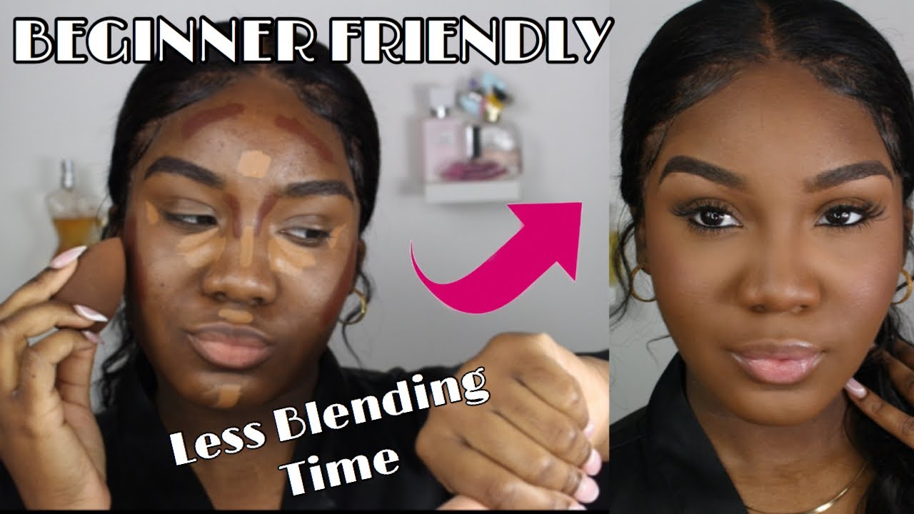 BEGINNERS CONTOUR TUTORIAL | ZERO BLENDING, FASTER RESULTS ! | Makeup For Beginners