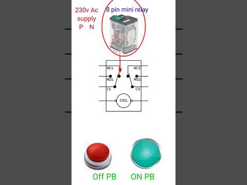 8 pin relay connection । 8 pin relay holding connection #shorts #powerlink