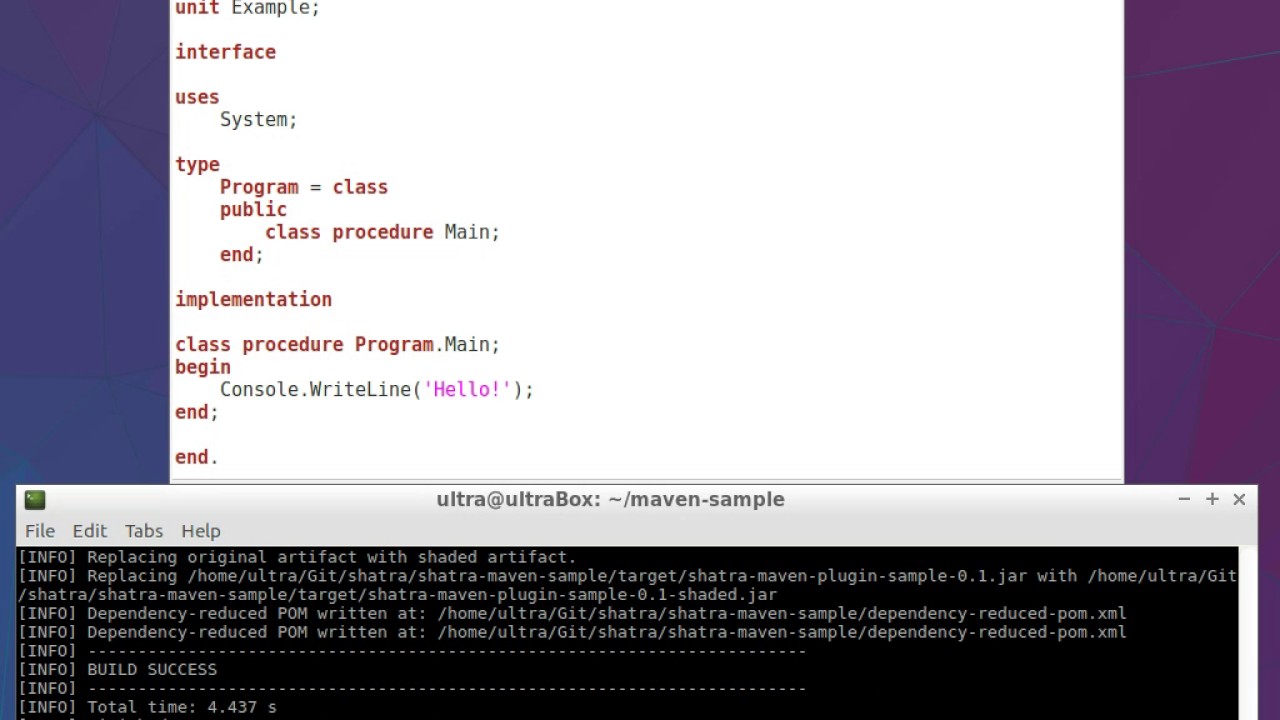 Delphi Hello World to Java conversion