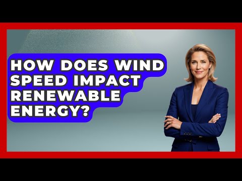 How Does Wind Speed Impact Renewable Energy? - Weather Watchdog