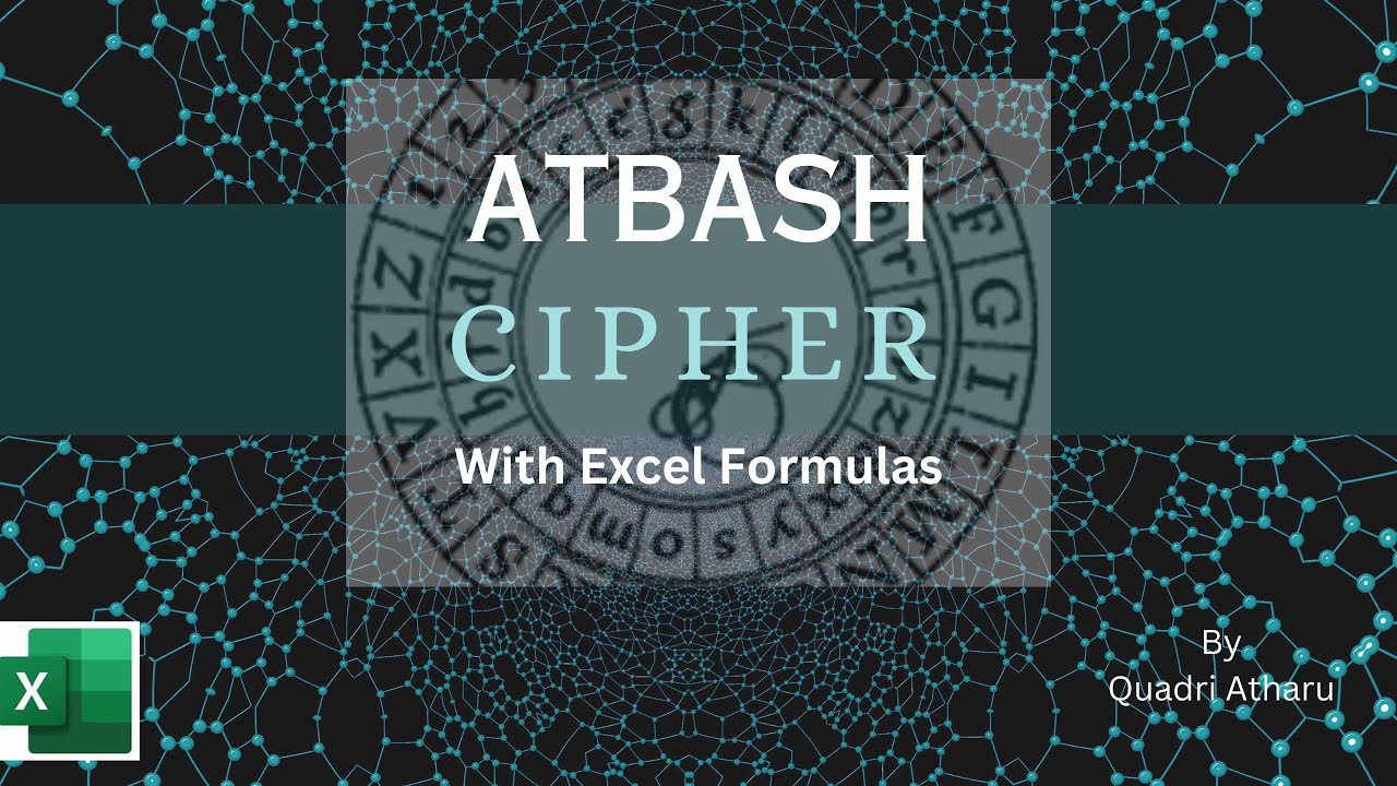Encoding Text with Atbash Cipher in Excel (Formula Breakdown)