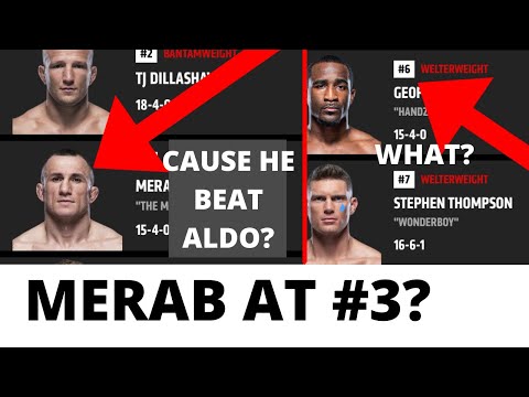 The Current UFC Rankings Are Weird & Confusing To Me - Nubby Rant