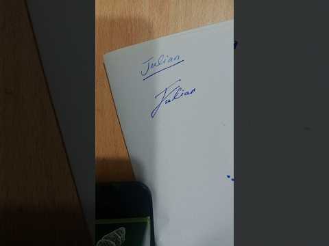 Julian name signature ideas