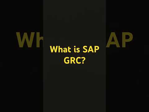 What is SAP GRC?, What is SAP Security & GRC?, #security, #sapsecurity, #GRC, #sapgrc,