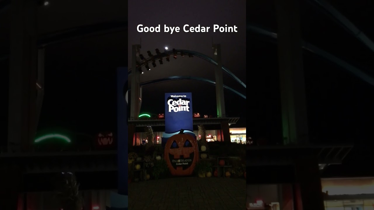 Closing day at Cedar Point 😭
