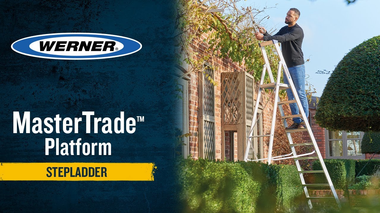Werner MasterTrade Platform Step Ladders