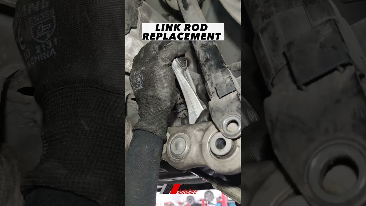 MERCEDES E200 LINK ROD AND CASTER ARM REPLACEMENT