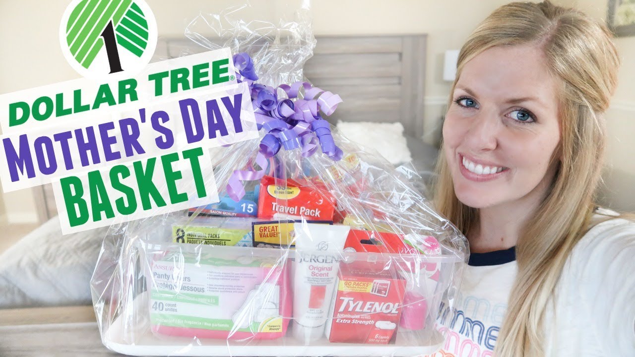 Dollar Tree Mother's Day Gift Basket - UNDER $20! What to Get Mom for Mother's Day