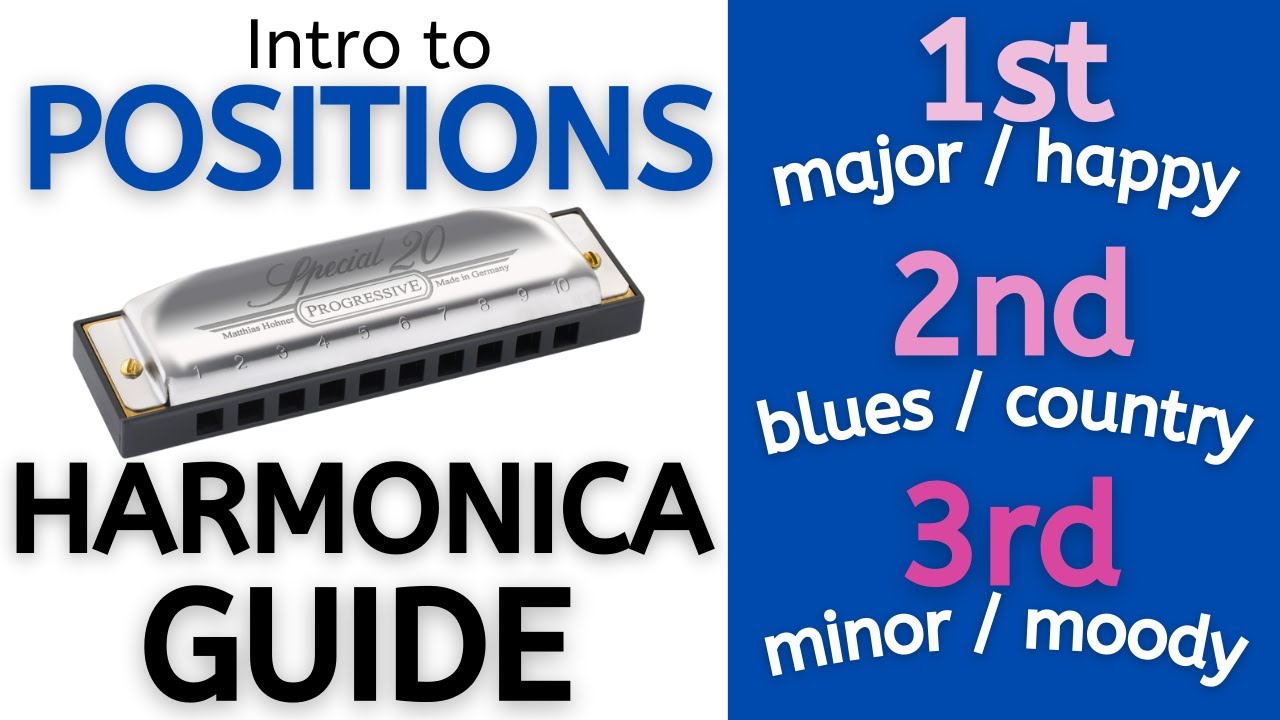 Harmonica Positions Explained - What are 1st, 2nd, 3rd Position?