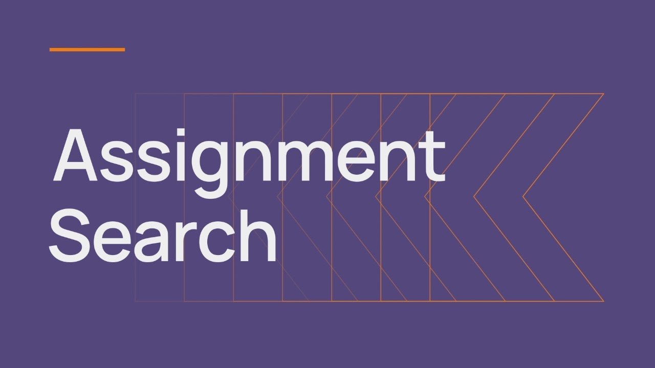 Kantata SX (Feature) – Assignment Search