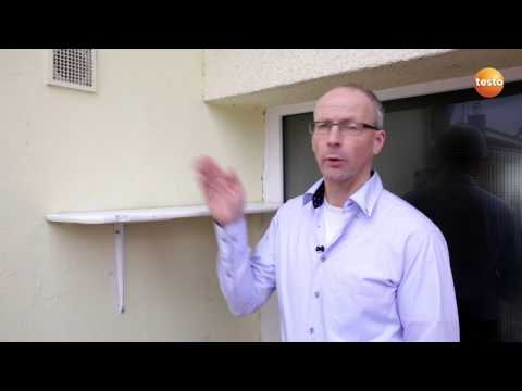 testo 635 - U value Measurement On A Wall Of Unknown Materials