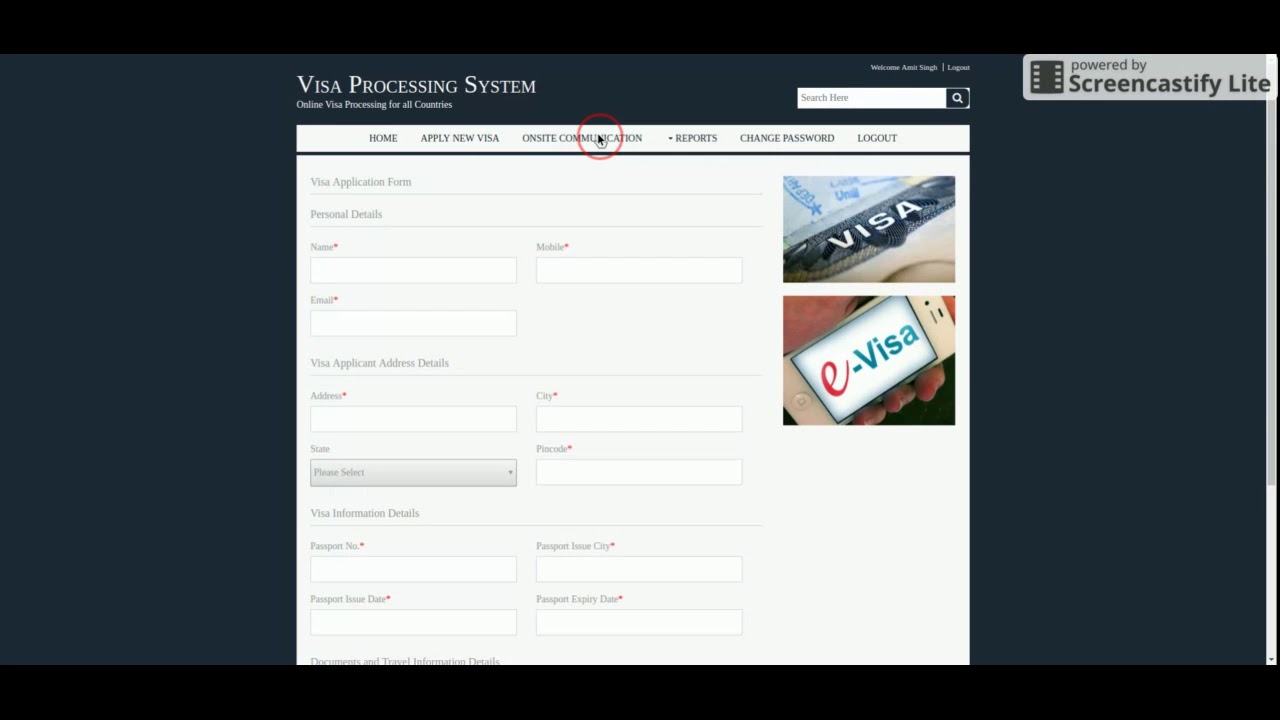 Visa Processing System | Java JSP Servlet Project Tutorial | Java JSP CRUD Project