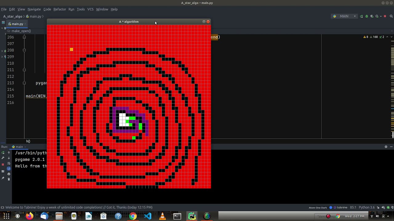 A* Path finding Algorithm with Python 3 (with source code)