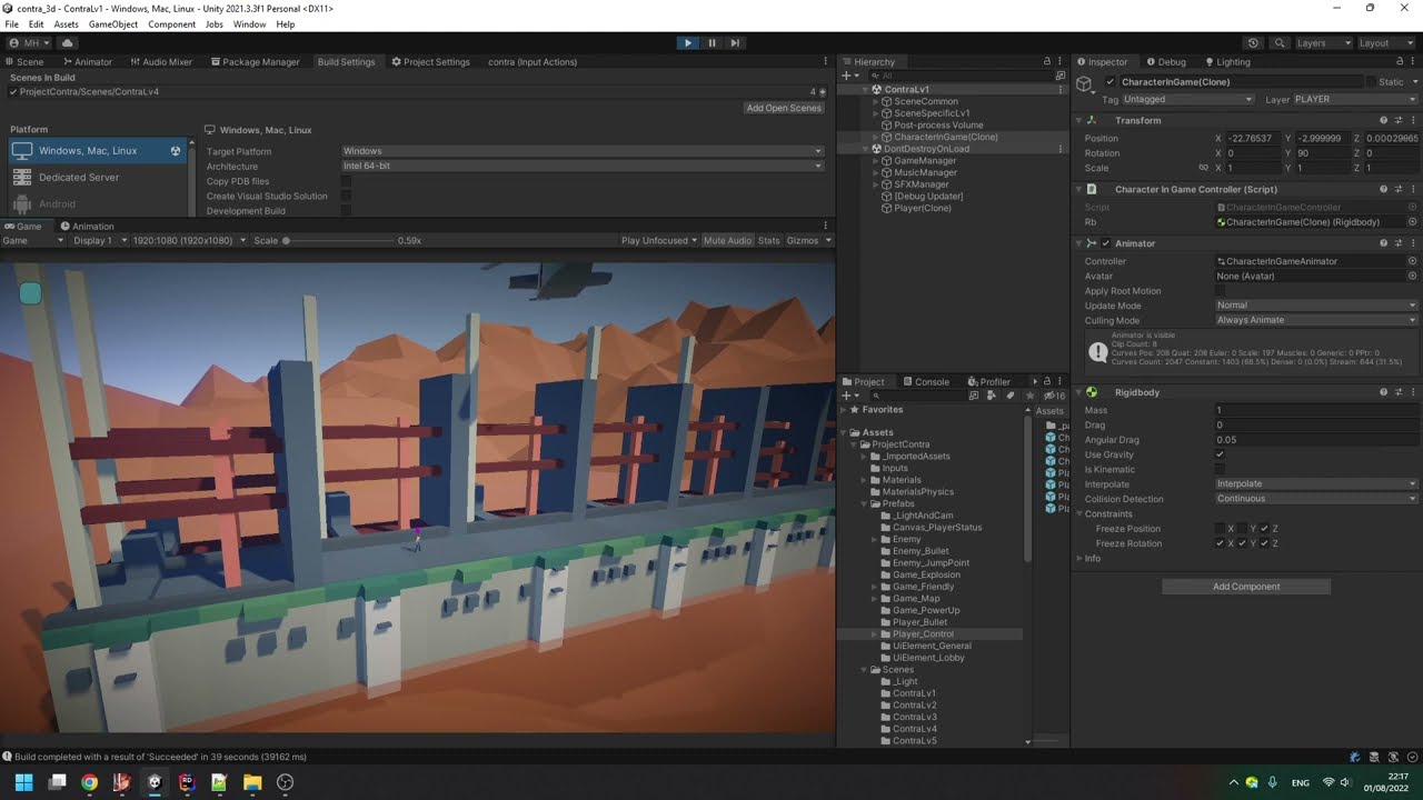 Unity - Prevent jittery when moving controlled characters