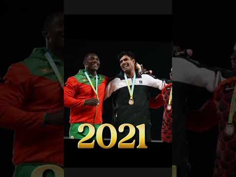 Arshad Nadeem❣️Javelin thrower🍁The Gold medalist🥇Tranfarmation video from(2016 to 2024)#olympics🏆