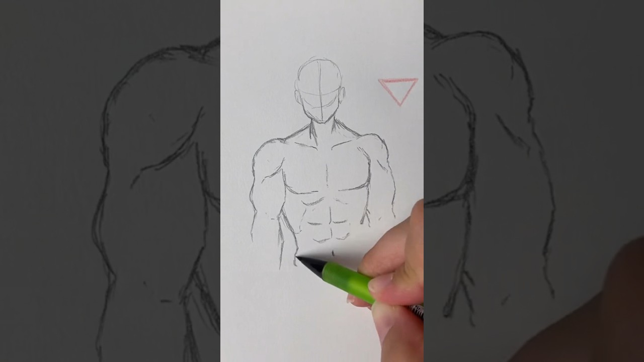 How to draw a male body 😳 My oldest tutorial