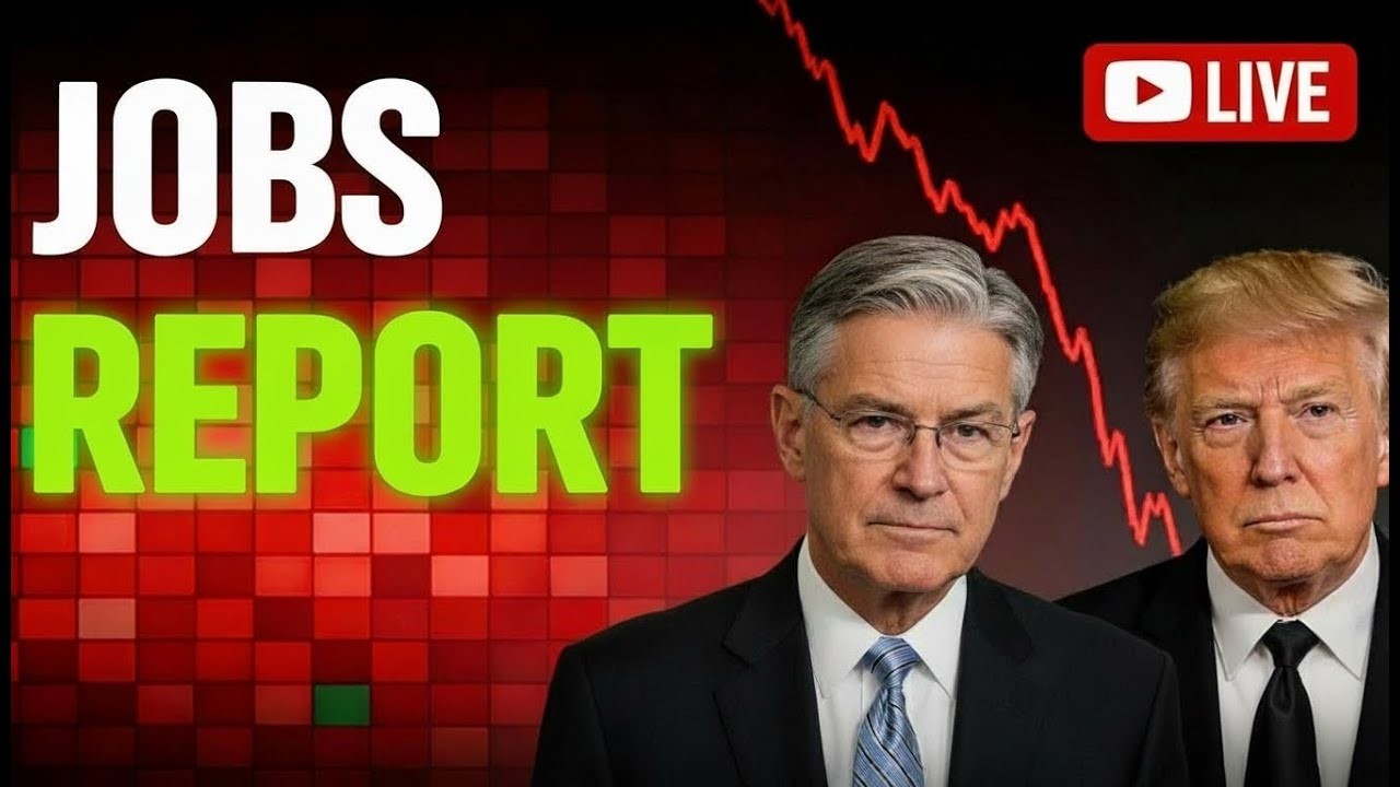 🔴BREAKING: SHOCKING NFP PRINT! NONFARM PAYROLLS & LIVE UNEMPLOYMENT!