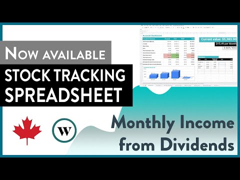 STOCK TRACKING PORTFOLIO - Made with Google Sheets to assist your Wealthsimple Trade experience