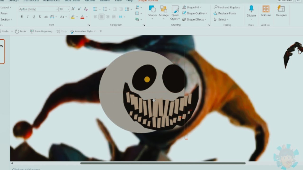 Remaking The Prototype using only shapes in PowerPoint | Poppy Playtime Chapter 5