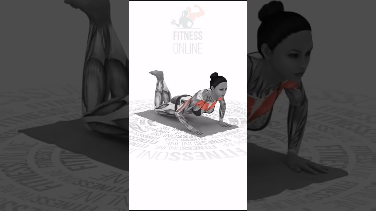 Flexão de braços com apoio nos joelhos