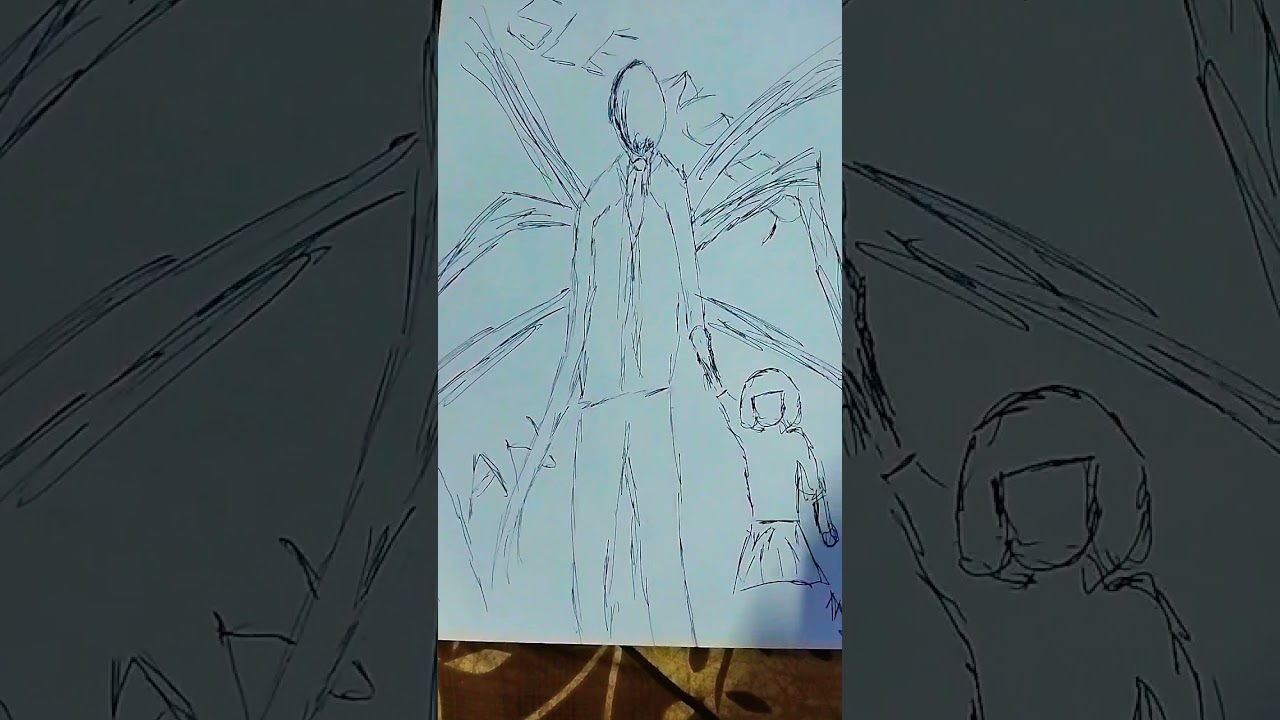 Drawing Slender Man #slenderman