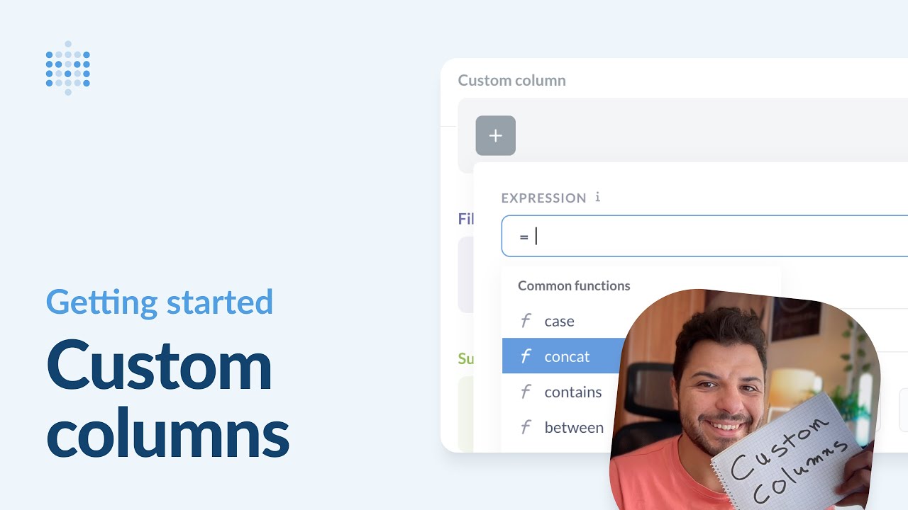 How to create custom columns | Getting started with Metabase