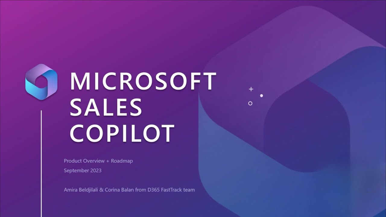 Sales Copilot Dynamics 365 - September 2023