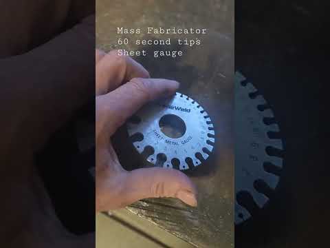 60 second tips. sheet gauge