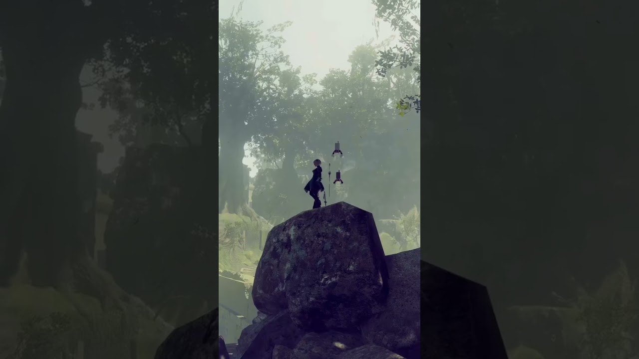 Nier: Automata - Forest Zone Free Camera Mod (by Otis_Inf) | Stunning Cinematic Views