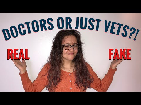 ARE VETERINARIANS REAL DOCTORS??