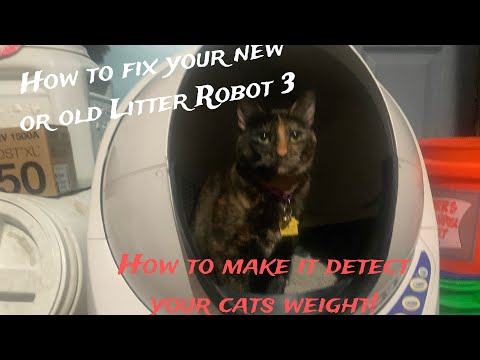 How to make your Litter Robot 3 Detect your cats weight!