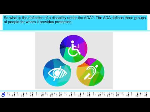 Laws Relating to Accessibility: Chapter One: The Americans with Disabilities Act (ADA)