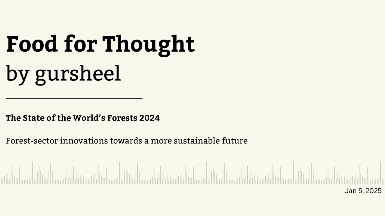The State of the World’s Forests 2024