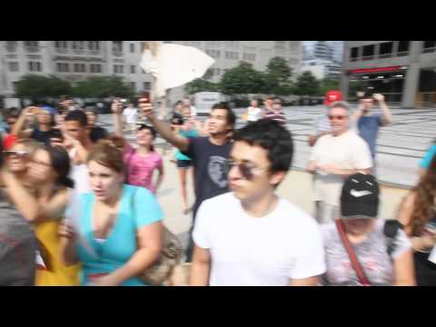 LMFAO Shuffling In the middle of downtown Chicago