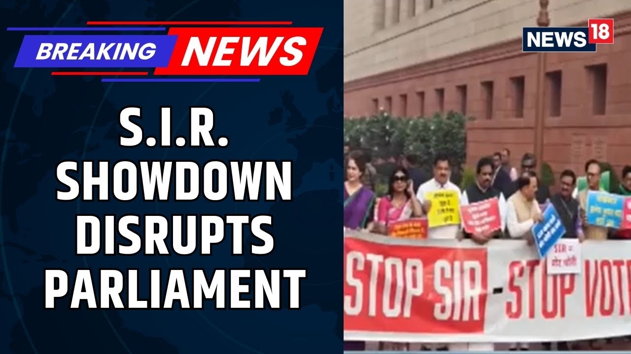 Winter Session: Showdown In Parliament As Opposition Protests, Demands Discussion On S.I.R. | News18