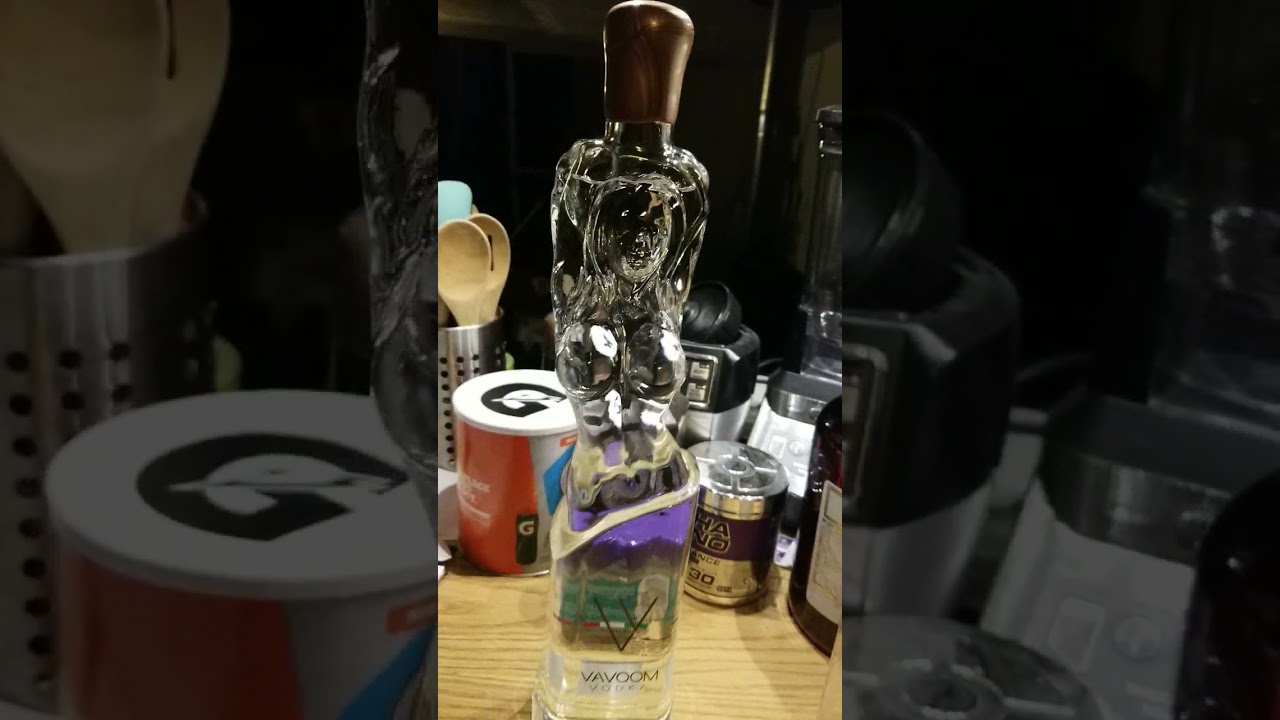 vavoom vodka super cool bottle