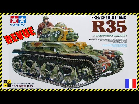 French Light Tank R35, Tamiya 35373 (2020) - Box contents