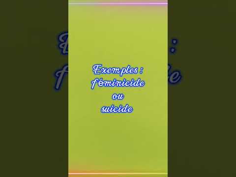 Suffixe 6 - cide