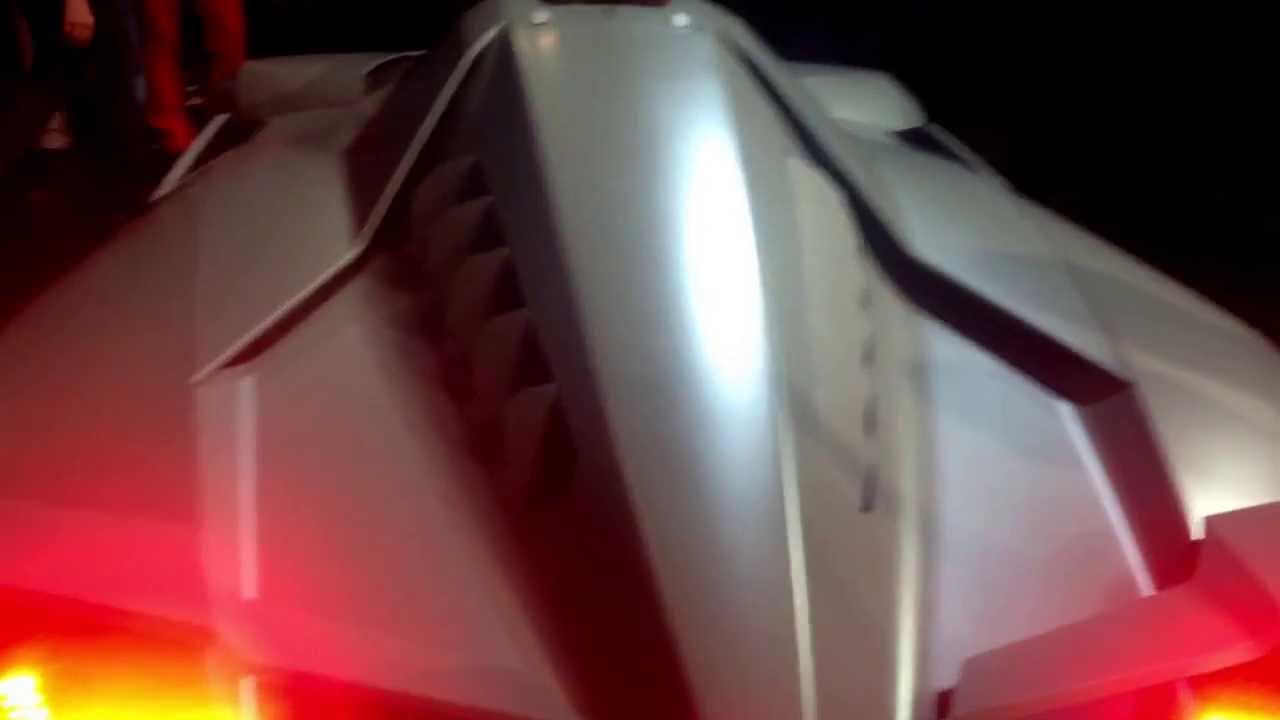 Lamborghini Egoista - Closing Canopy & Engine Start