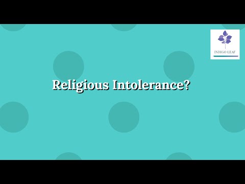 What is religious intolerance ?