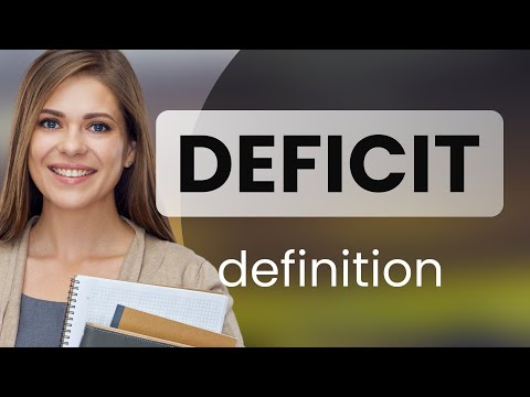 Deficit | what is DEFICIT definition