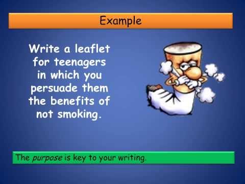 PERSUASIVE TEXT LEAFLET MOVIE TRAILER