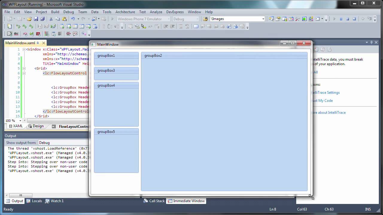 WPF Layout Control - Flow Layout Control and Item Maximization