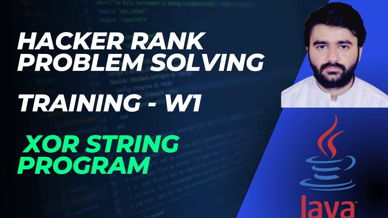 Coding Challenge | Java | Part 9 | XOR String Program | Coding Solution | Hackerrank Practice