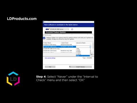How to Turn Off Epson Firmware Updates