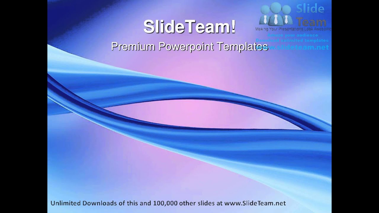 Blue Wave Abstract Beauty PowerPoint And Backgrounds And Templates Themes ppt layouts